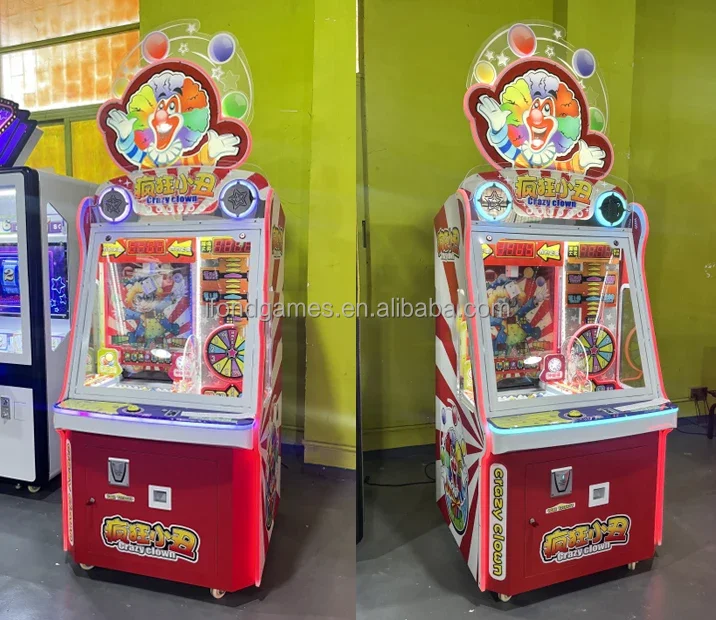Ifd Crazy Clown Balls Pusher Ticket Redemption Arcade Machine For ...