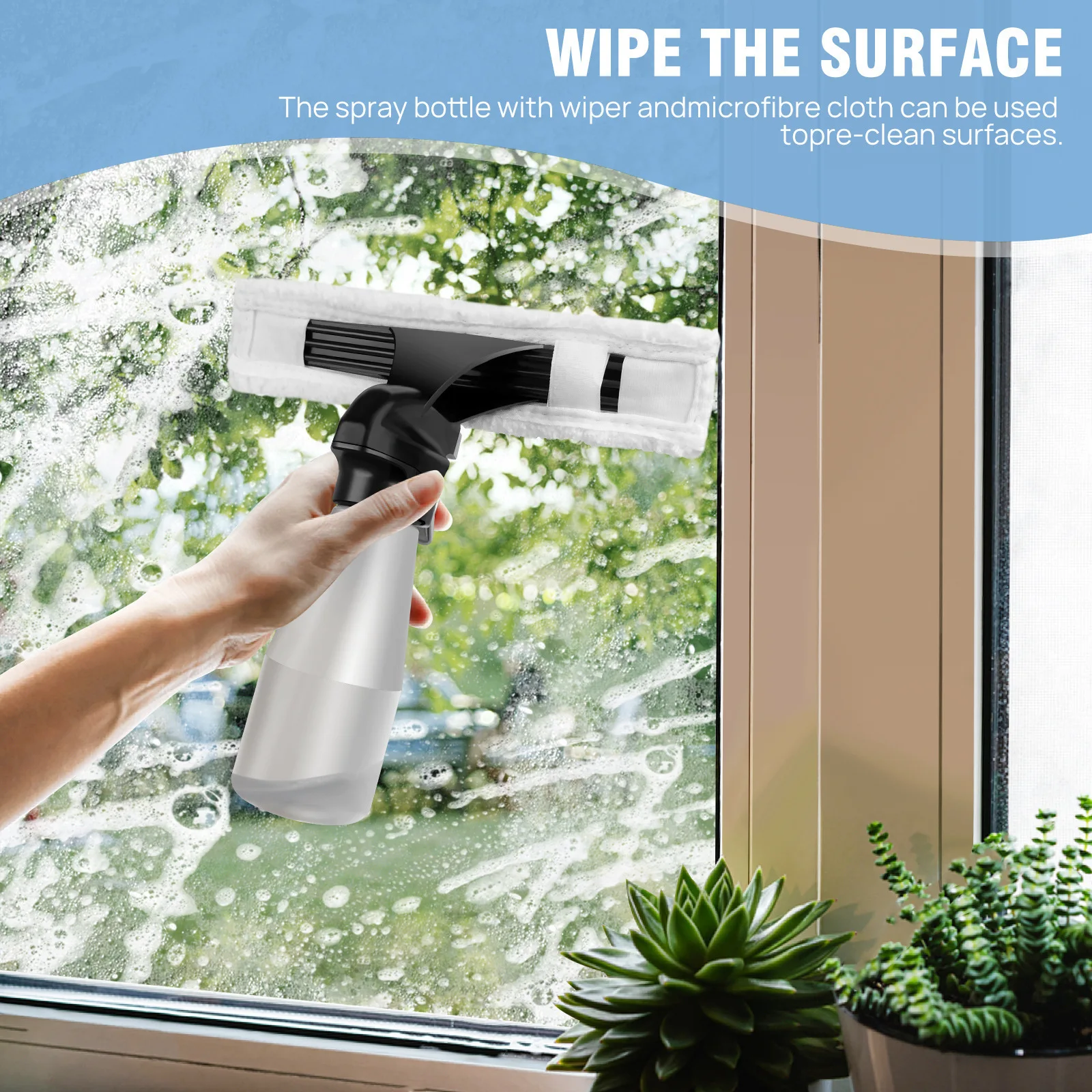 Hot Sell Portable Electric Window Cleaner Vacuum Cleaner for Both Car ...