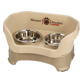 Luxury Feeder Deluxe With Leg Extensions Raised Dog Bowl Stand 2 Dog Cat Stainless Steel Pet ...