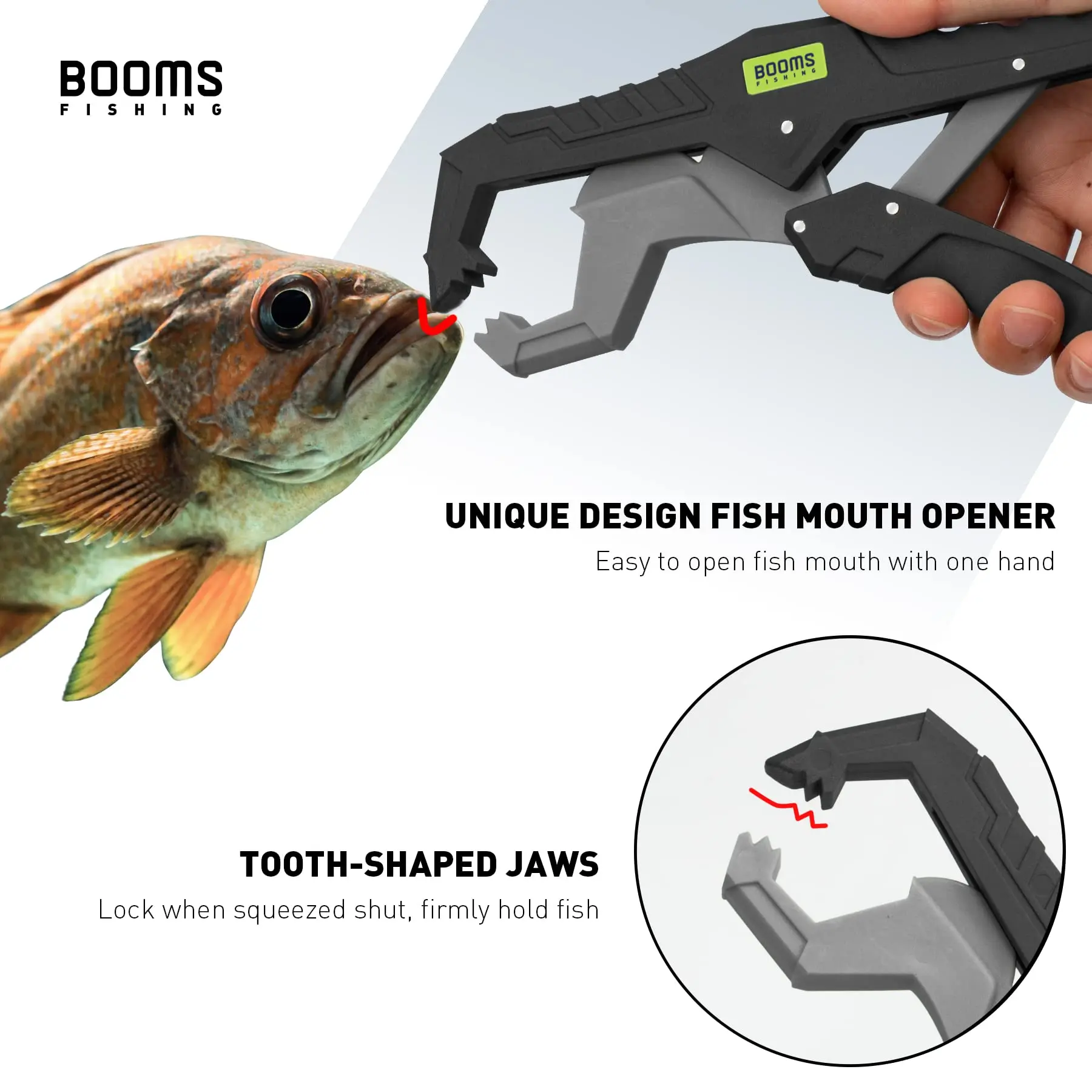 9.4in Glass Fiber Fish Gripper - Anti-Rust & Anti-corrosion