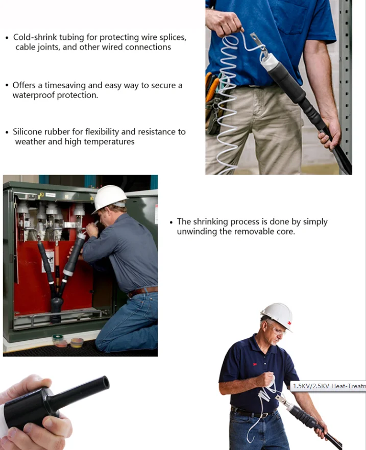 3m cold shrink tube termination kit cold shrink 3m| Alibaba.com