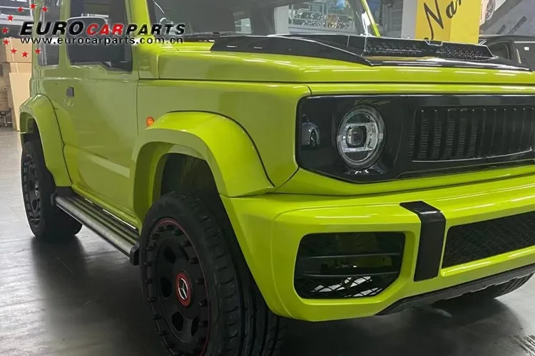 Jimny Mini G63 Style Body Kit Fit For 2018-2021 Jimny Front Bumper And ...