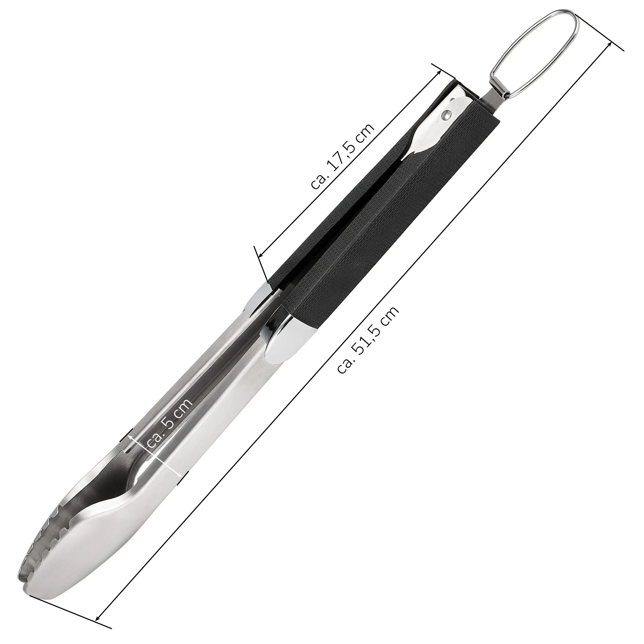 Heavy Duty BBQ Tool Set - 3pcs Stainless Steel Accessories