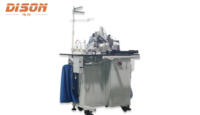 Ds-1125 Automatic Elastic Band Attaching Cylinder Bed Overlock Sewing ...