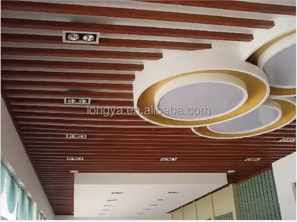 Novel Design WPC Ceiling Board Background Wall Panel Modern Moisture ...