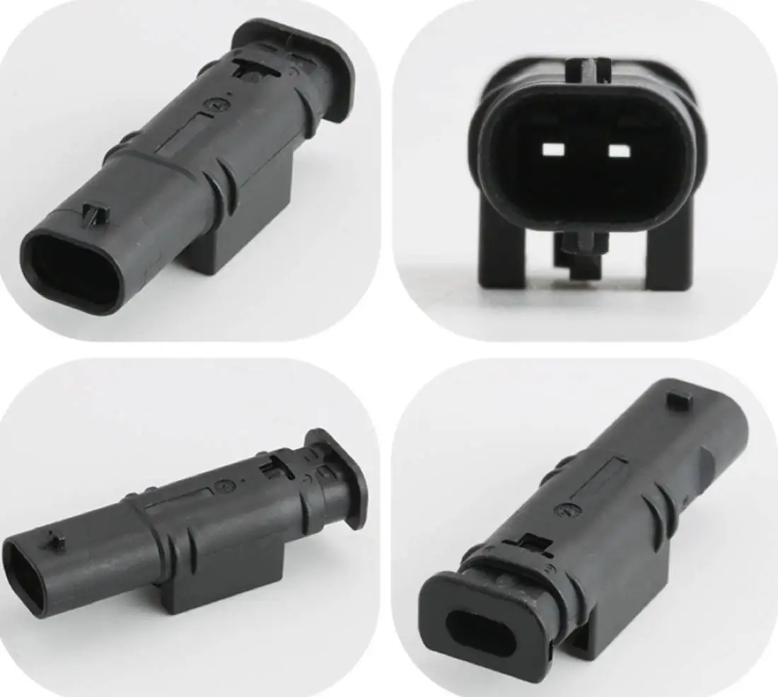 Male Connector for 2 Pin Connector Plug for Audi VW Seat Skoda Mercedes ...