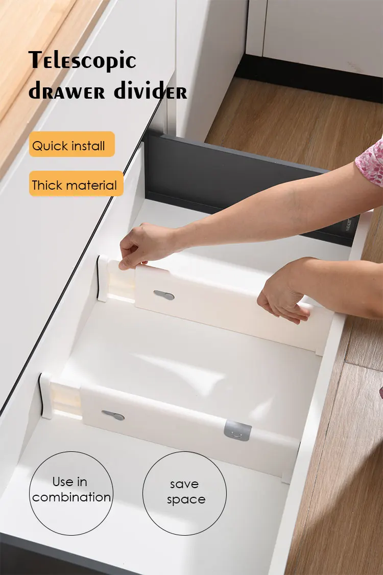 Expandable Organizer Divider Insert - Adjustable Separators