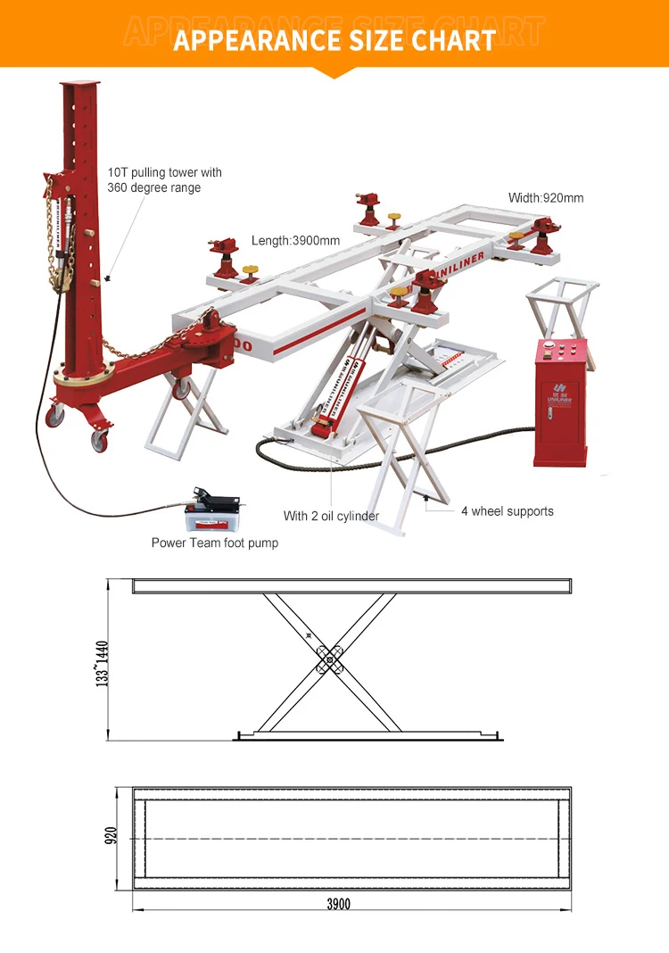 Chassis Alignment Machine-500/car Frame Straightening Machine/car Body ...