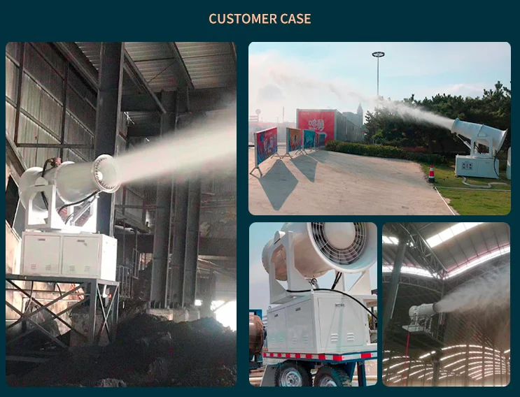 Dust removal dust suppression automatic fog gun machine remote control ...