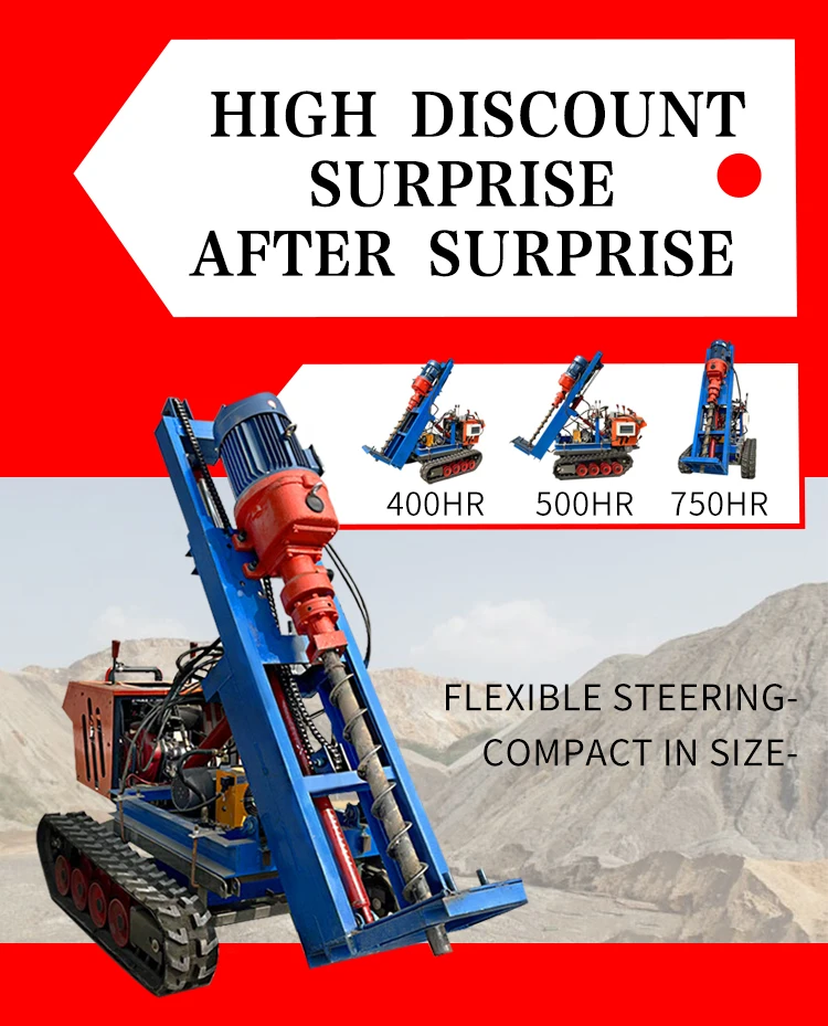 Small Pneumatic Drilling Rig Simple Operation Of Rock Soil Can Be ...