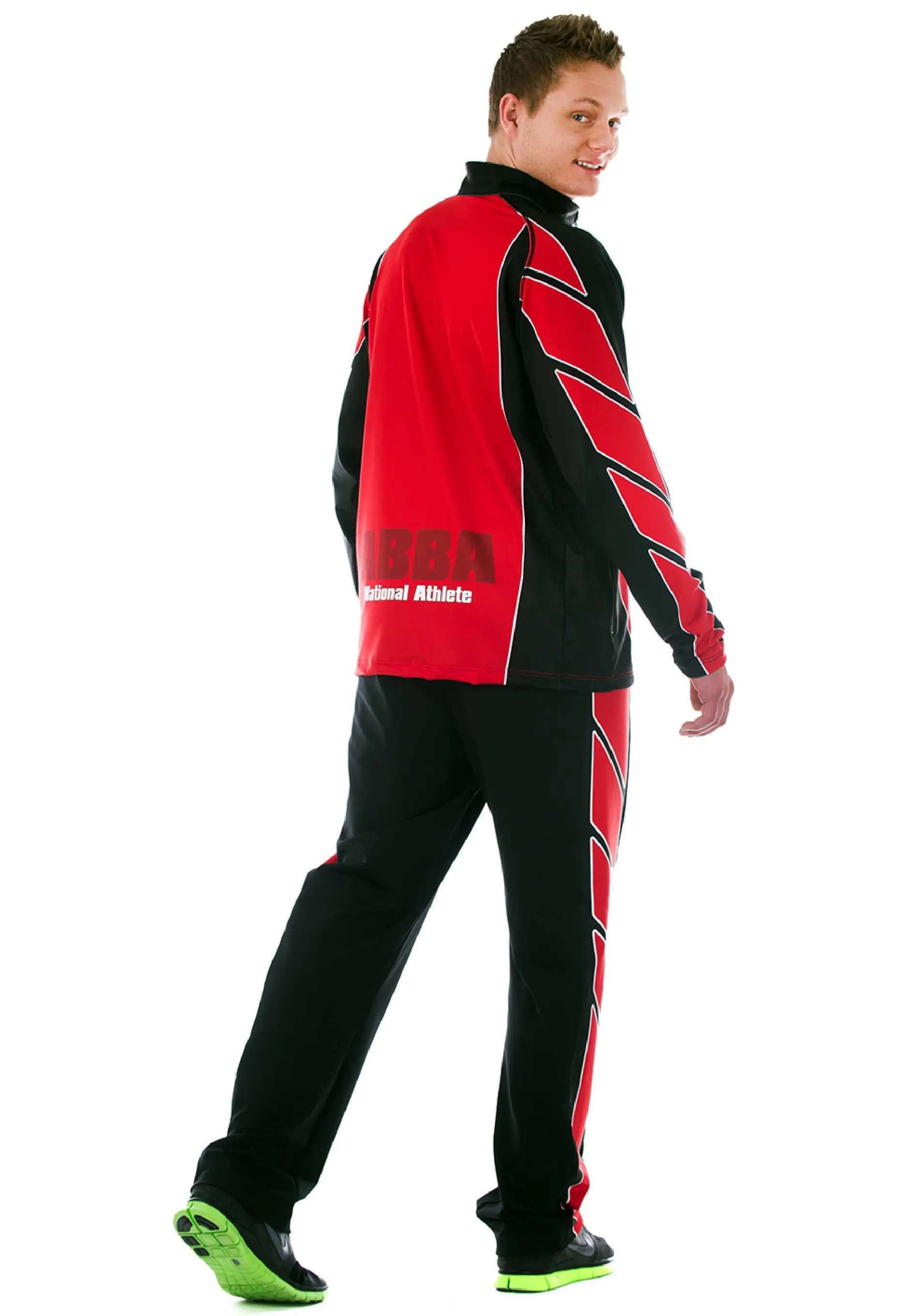 Custom Sublimated Cheerleading Tracksuit Set Warm-Up Jacket & Pants for ...