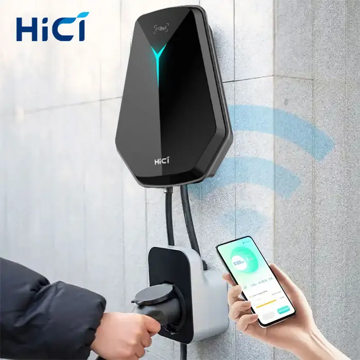 Hici Evse Ev Charger 32a 7kw Type 2 Electric Vehicle Car Charger 7kw Plug-in Hybrid Charging ...