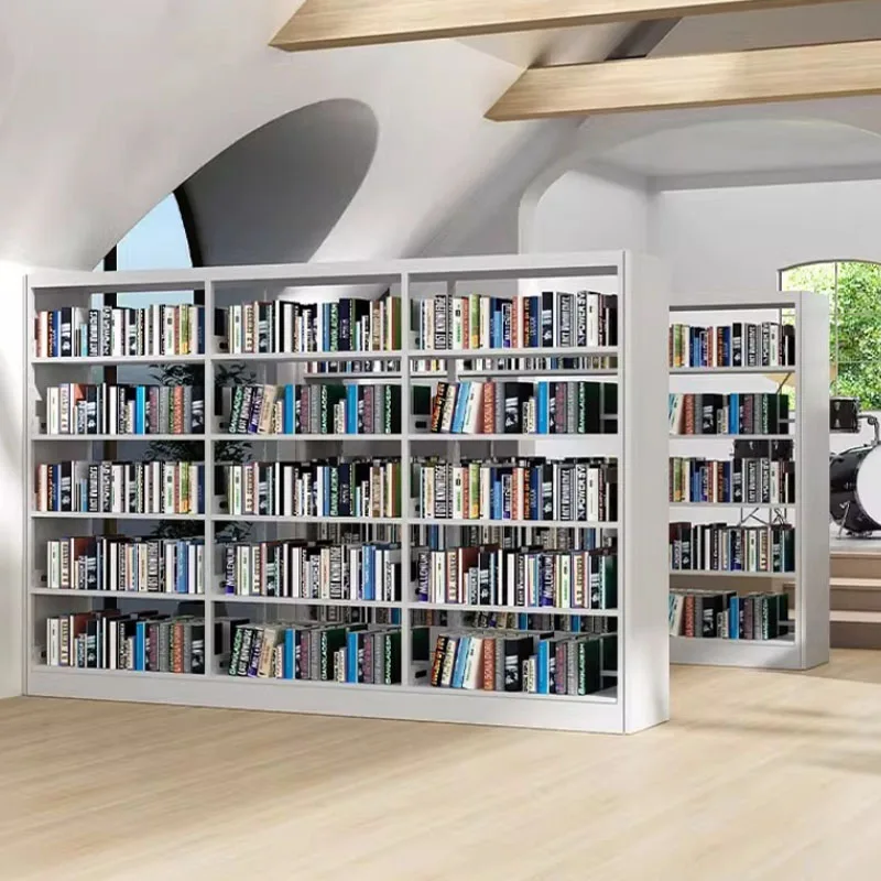 Metal Cheap Bookshelf For Children Classroom Student Double Sided New ...