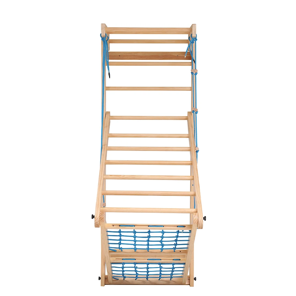 Children Climbing Frame Indoor Solid Wood Slide Kindergarten Climbing ...