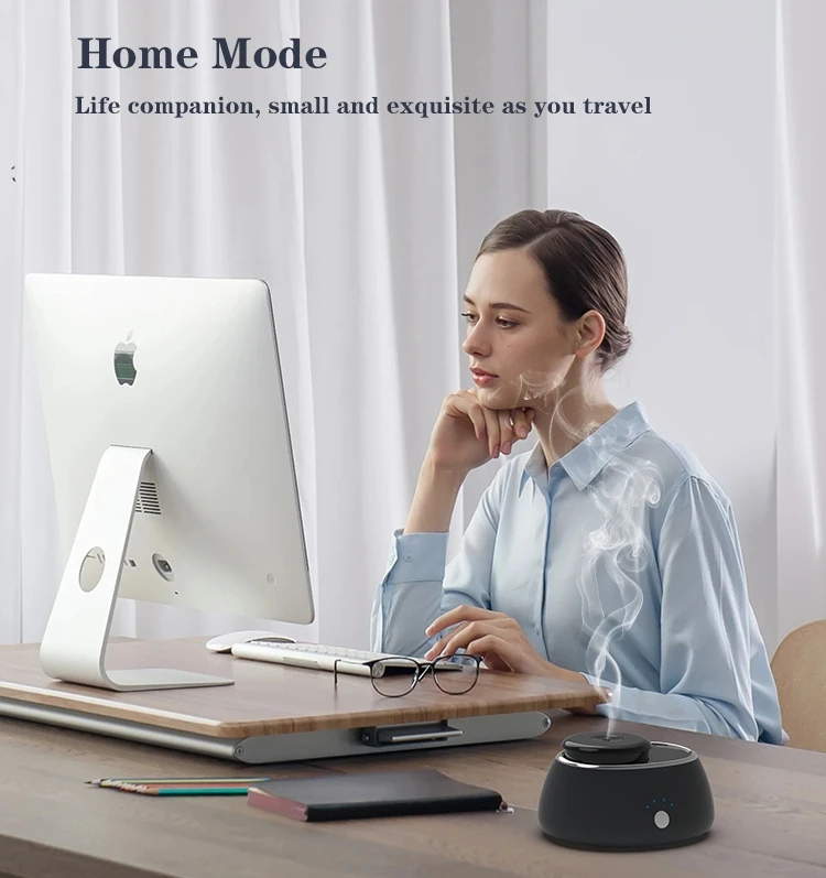 Portable Solar Power Car Aroma Diffuser - Pure Essential Oil