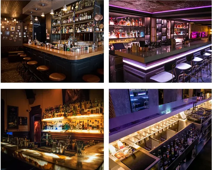 Mobile Work Station Cocktail Bar Station With Counter Fridge bar Well ...