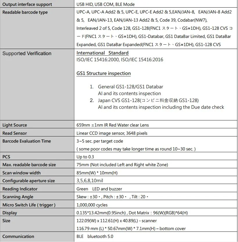 Taiwan Brand 2024 New Barcode Verification Ean Tester For Pos Inventory ...
