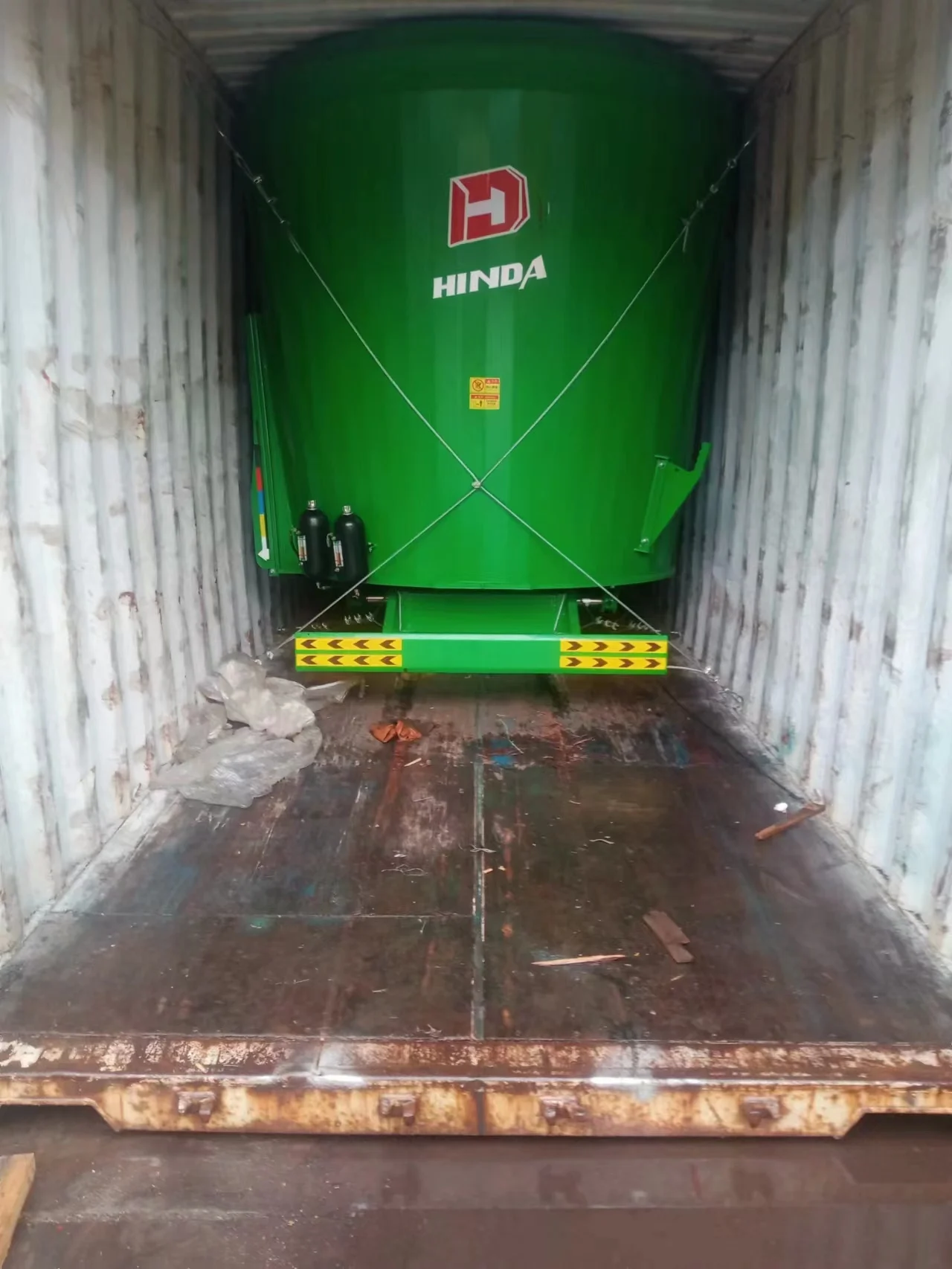 Hinda Tractor Towable Compost Windrow Turning On Small Farm/compost ...