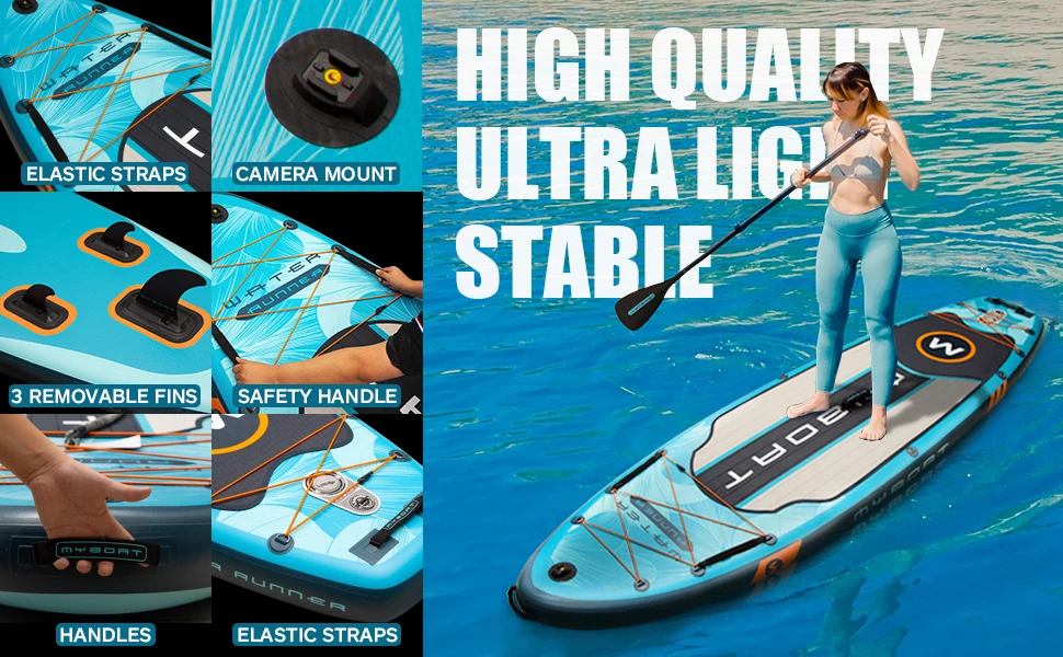 P.F. Newly Designed 10'6'' extra Wide sup Paddleboard Surfing ...