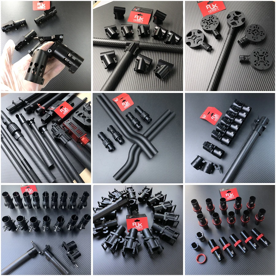 Rjx Carbon Fiber Pipe 30mm 40mm 50mm Drone Arm Tube Agriculture Drone ...
