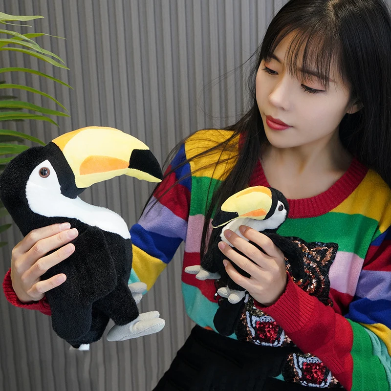 Wholesale Realistic Stuffed Animal Soft Toucan Bird Plush Toy