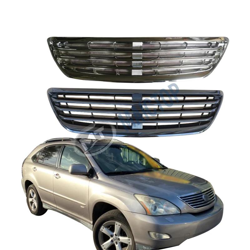 Maictop Car Accessories Front Bumper Grill Chrome Grille For Lexus Rx ...