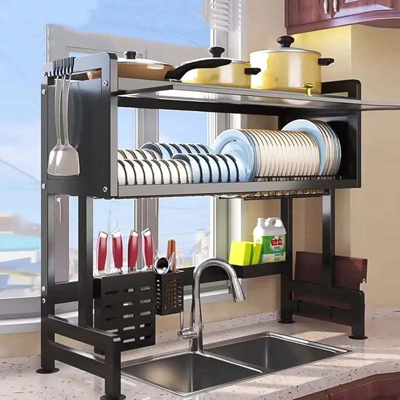 3-tier Kitchen Drain Shelf - Maximize Storage Efficiency