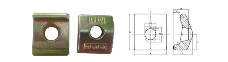 Hot Sale Railway Fastener Rail Clip Railroad Fixing Clip High Strength ...