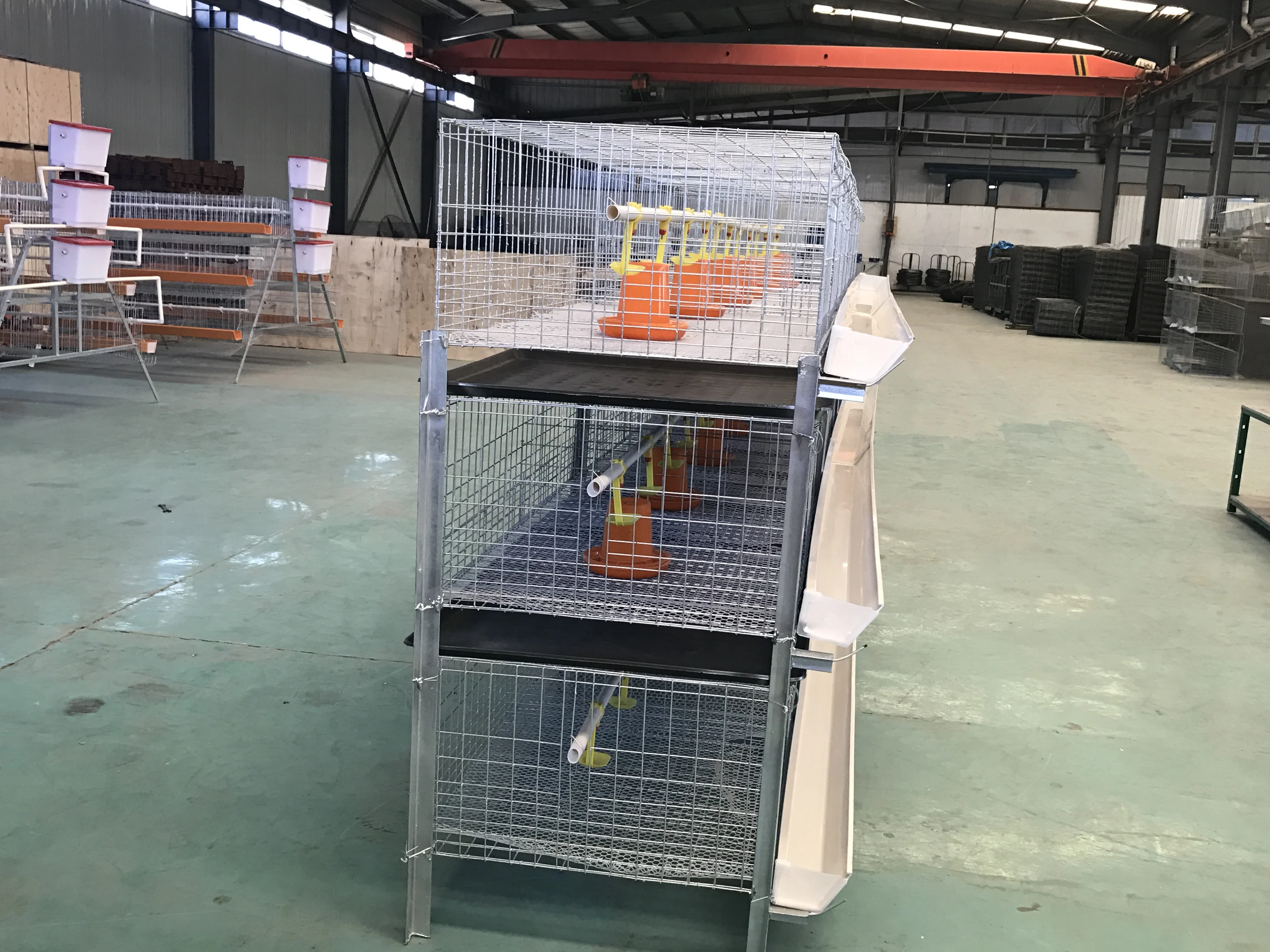 Poultry Industrial Battery System Broiler Cage For Broiler Cheap Layer ...
