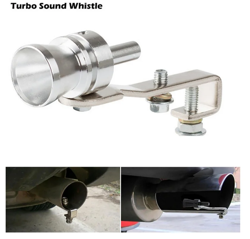 Black Tailpipe Whistle - Universal Car Refitted Turbo