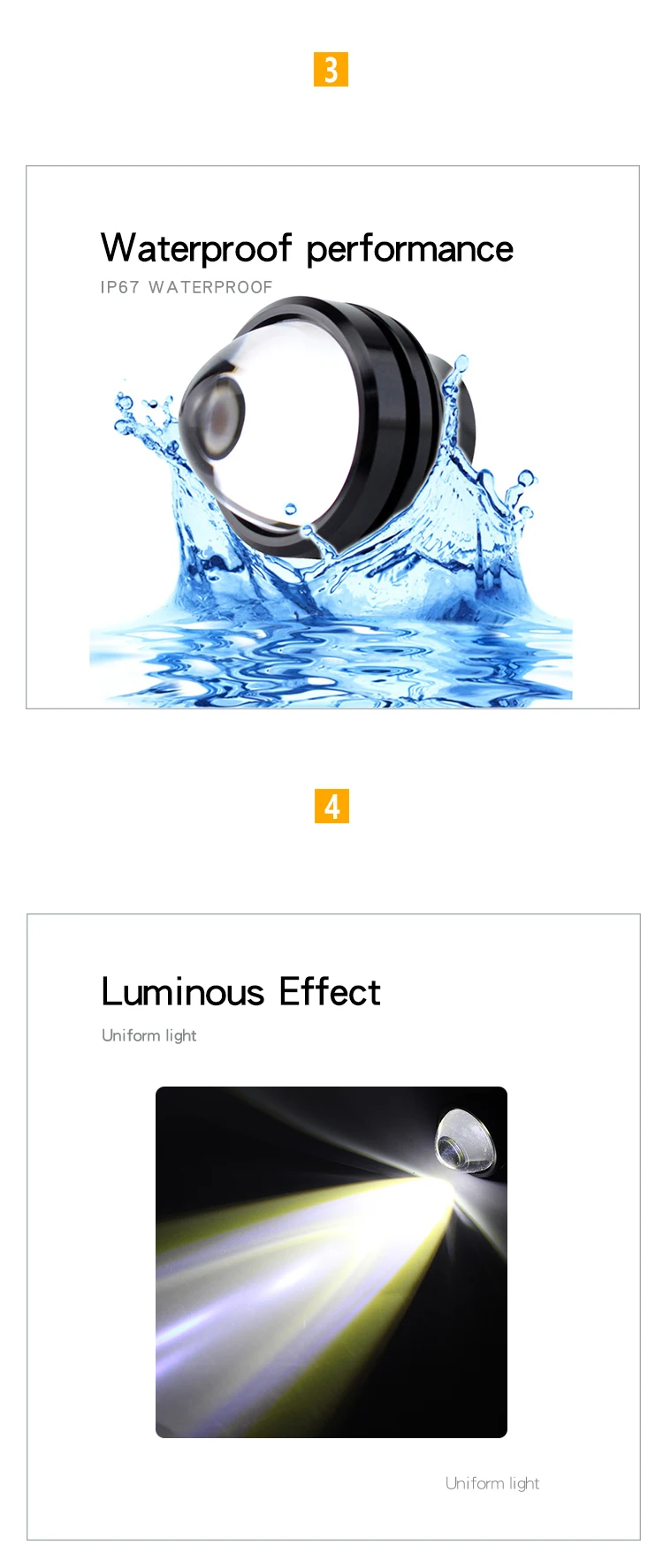 Led Fog Lamp Eagle Eye Cob Light Dc 12v Daytime Running Lights Source ...