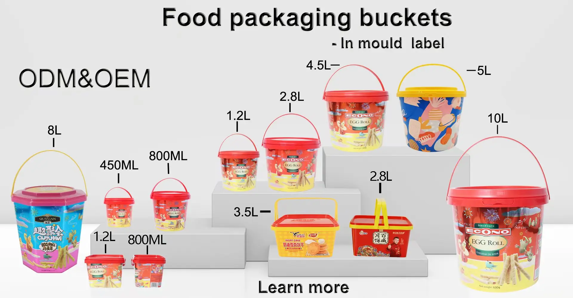 Custom Factory Designed Square Food-grade Plastic Snack Storage Box ...