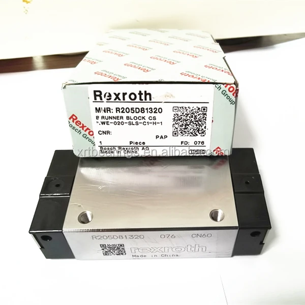 Original Rexroth Linear Motion Guide Rail Block Bearing R205d19320 ...