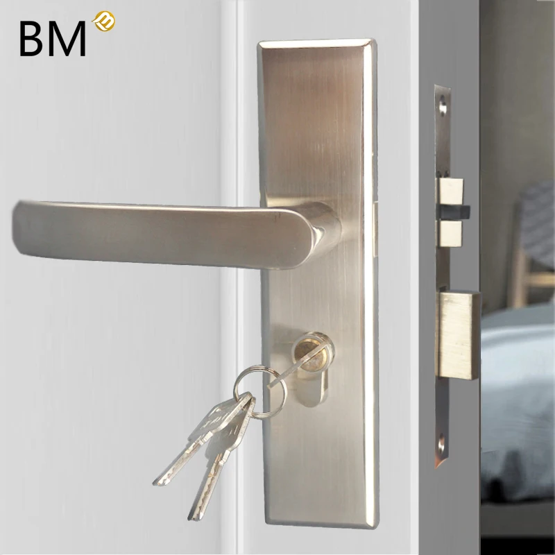 200 Mm Long Plate Stainless Steel Lock Wooden Door Stainless Steel Door ...