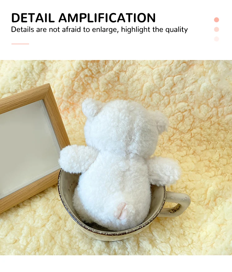 Customized Stuffed Animal Plush Doll Keychain Plush Pendant Lamb ...