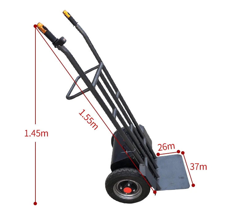 600KG Lithium Battery Hand Trolley - Efficient Material Transport