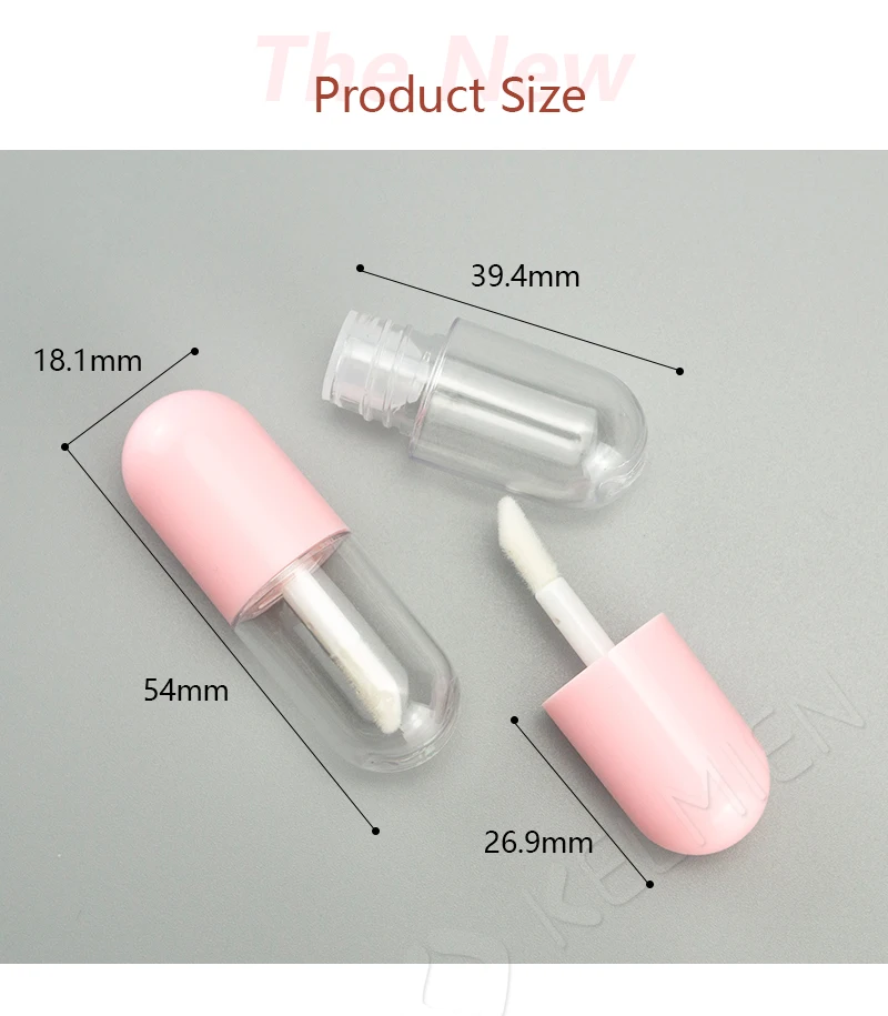 Cute Plastic Cosmetics Lip Gloss Tint Lipgloss Tubes Packaging Bottles ...