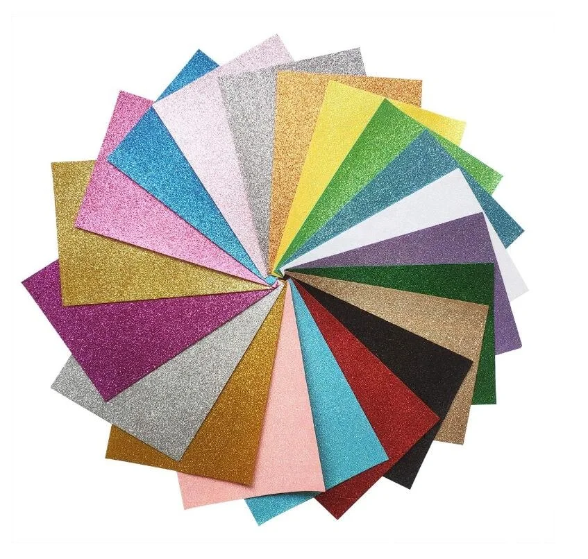 Colorful Glitter Felt Sheets for Crafty DIY Projects