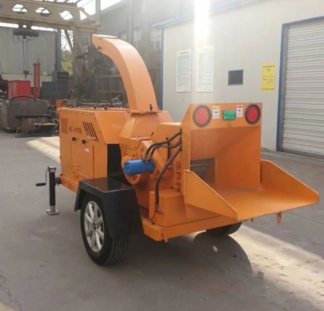 High Speed Industrial Integrated Wood Chipper Crusher Machine - Buy ...