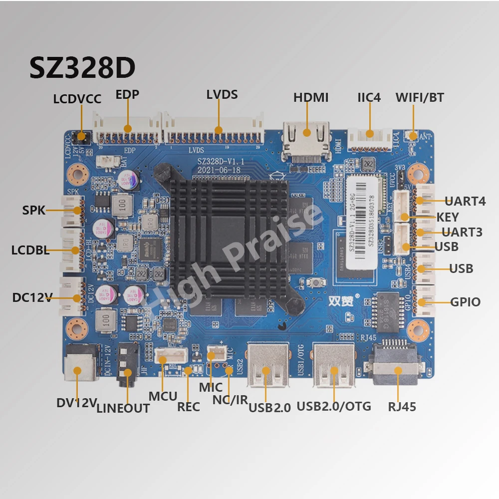 Led Control Board Vending Machine Motherboard Rockchip Rk3288 Arm Lvds Android Board - Buy ...