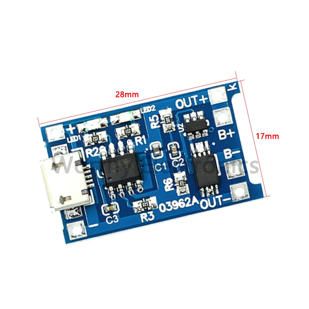 Tp4056 1a Lithium Battery Special Charging Board Micro Interface Usb ...