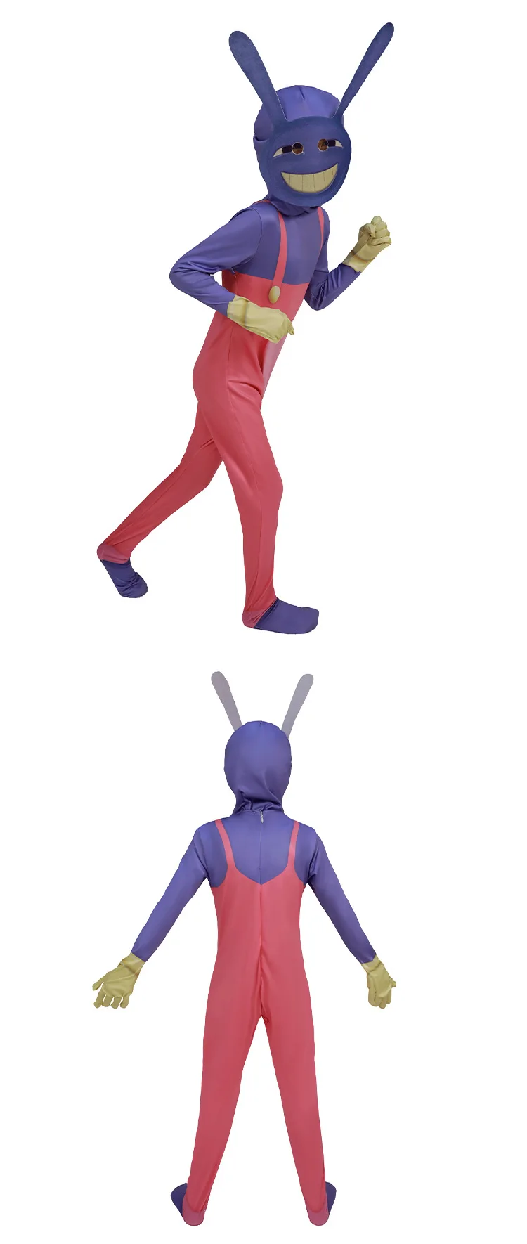 Amazing Digital Circus Cosplay Costume Set for Halloween - Unisex Joker ...