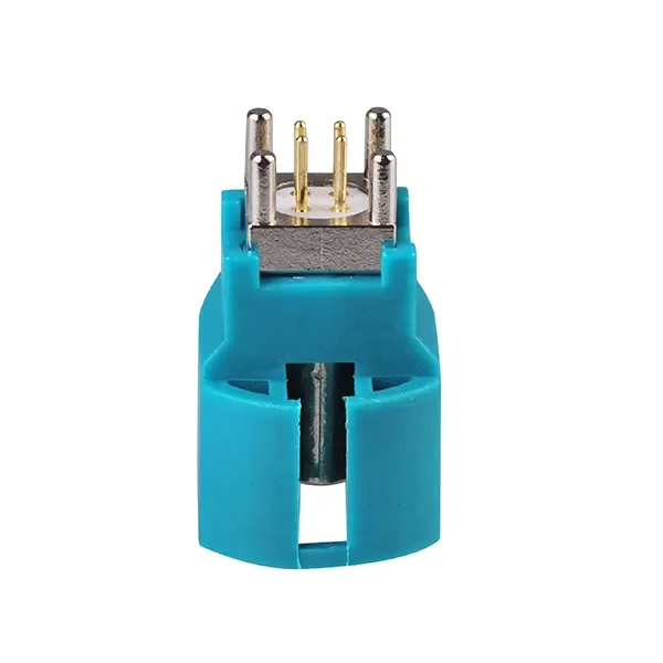 5PCS Universal Fakra 4 Pin HSD Code Z Waterblue Connectors