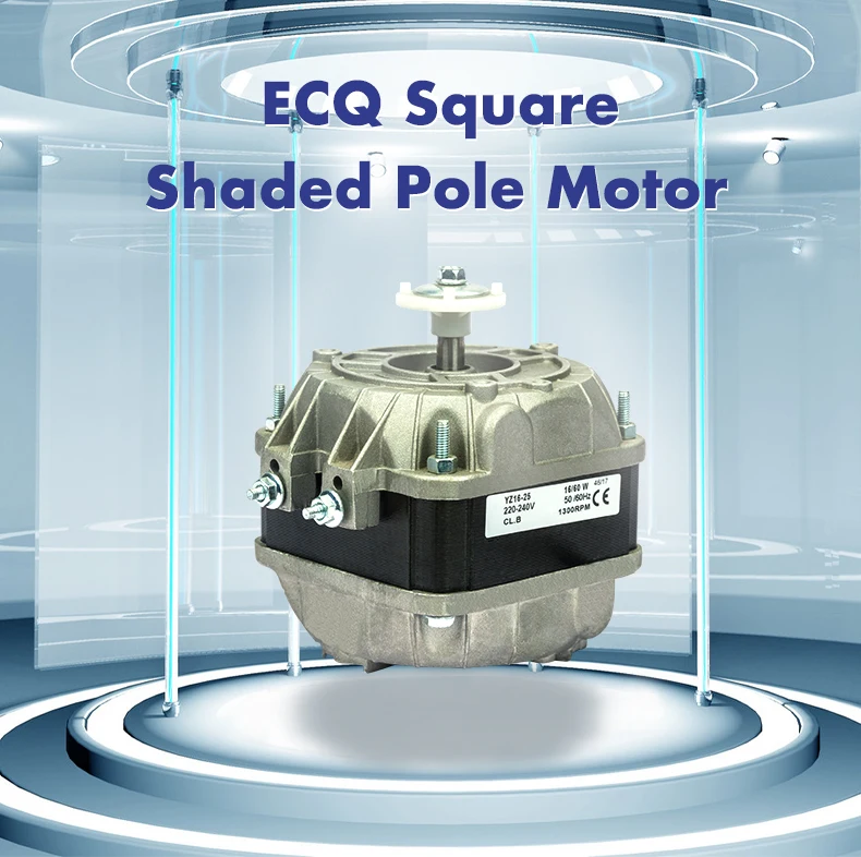 Condenser Fan Motor Refrigerator Shaded Pole Square Fan Motor 18w ...