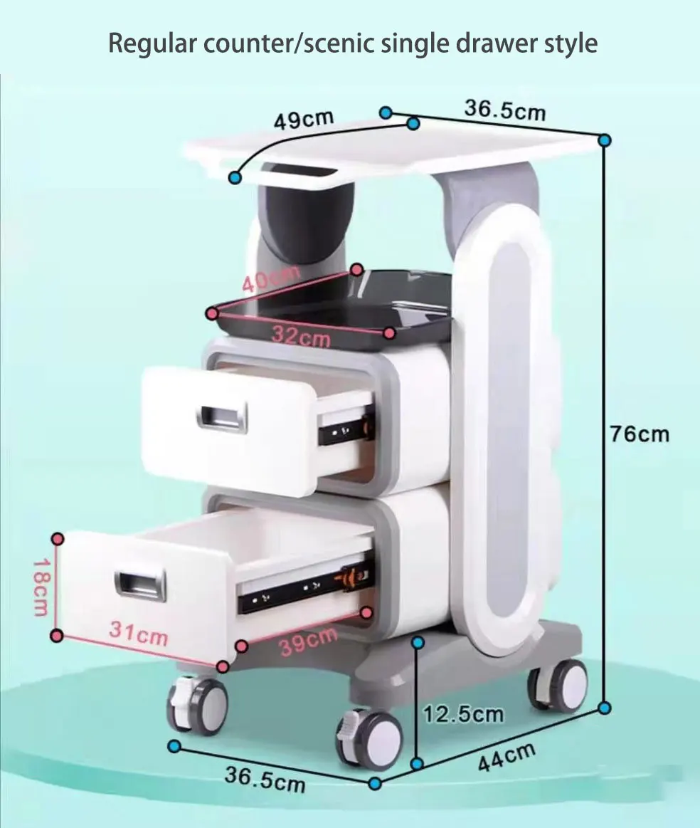 High Quality ABS Mobile Dental Unit Trolley Carts for Clinics