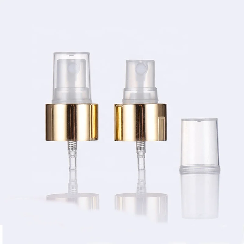 24mm 28mm Shiny Gold Metal Aluminum Fine Mist Perfume Sprayer Pump with ...