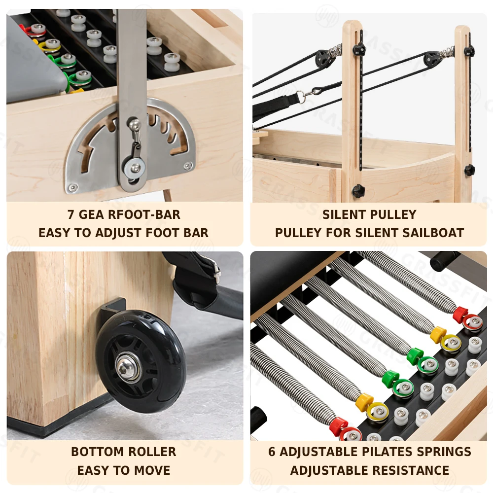 Yoga Health Body Building - Pilates Reformer with Cadillac