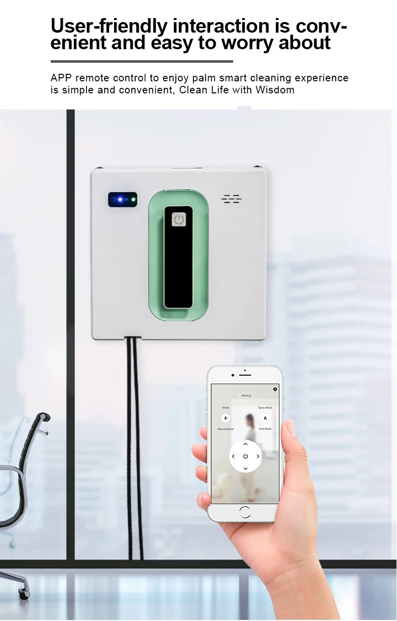 New Arrival Electric Window Cleaner Robot Vacuum Household Remote ...