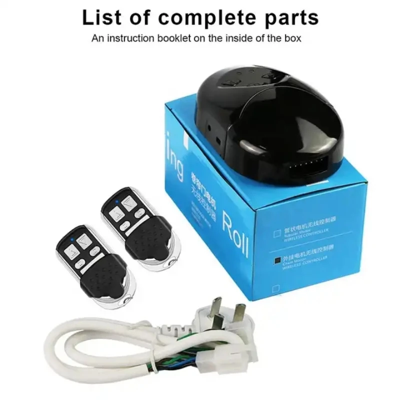 Tubular Universal Roller Shutter Motor Receiver Garage Door Controller Electric Roller Shutter ...