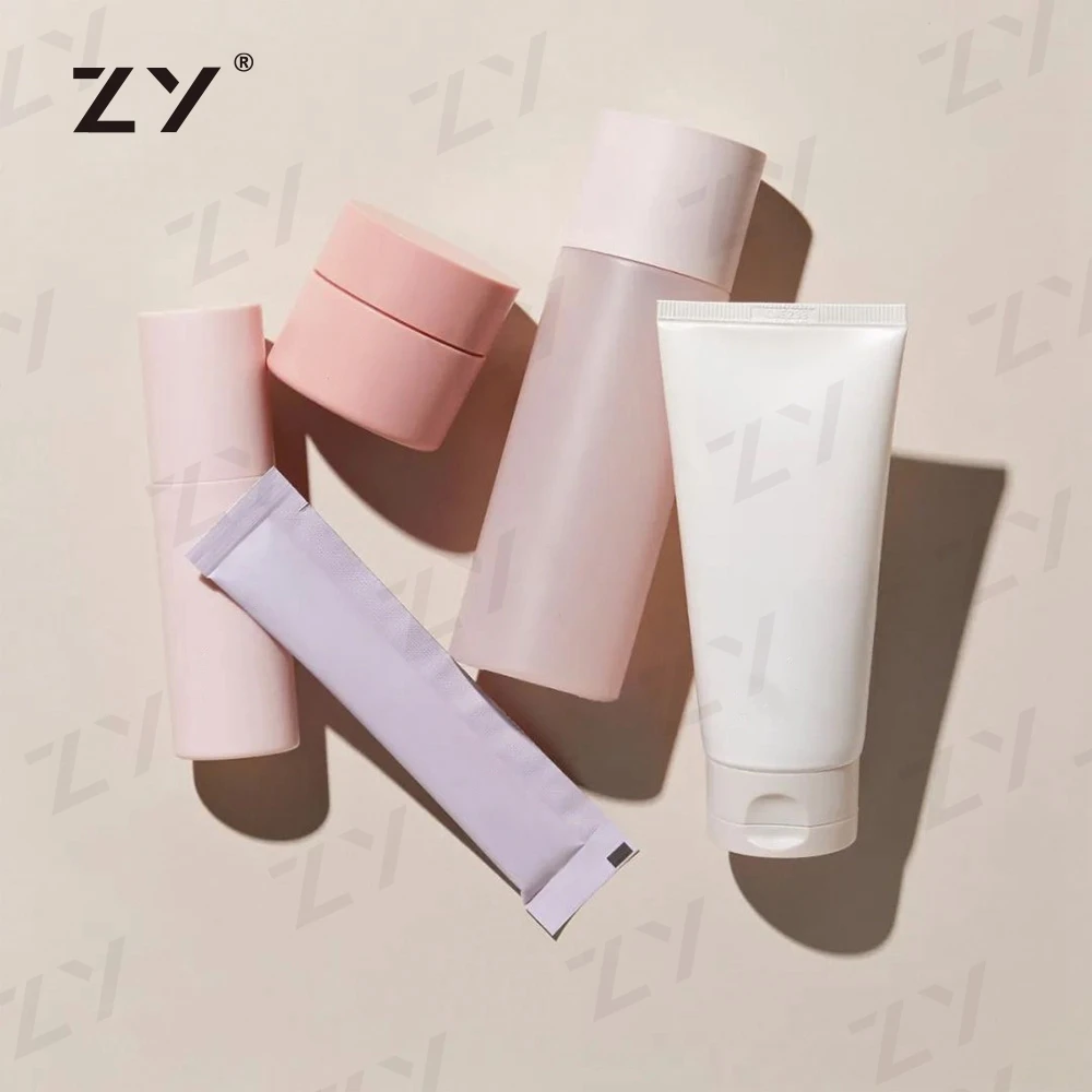 Blue Sample Luxury Mini Lotion Pump Packaging Bottle 30ml/50ml Plastic ...